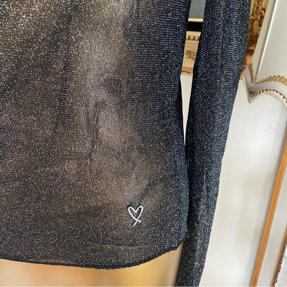 Victorias Secret Sheer Shimmer Top - Gem